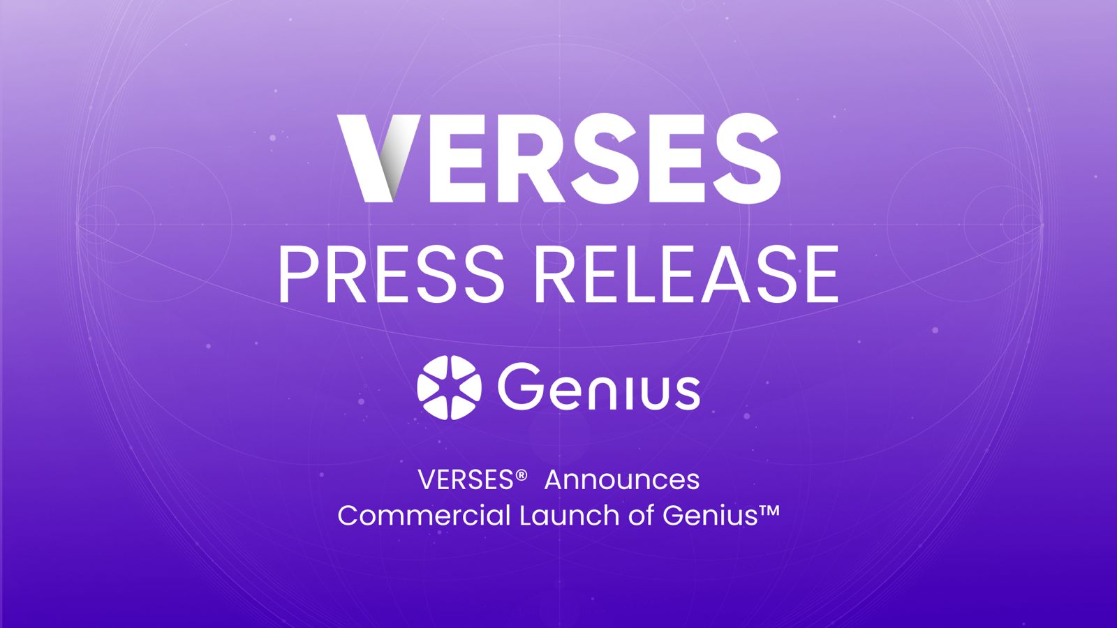 VERSES® Announces Commercial Launch of Genius™
